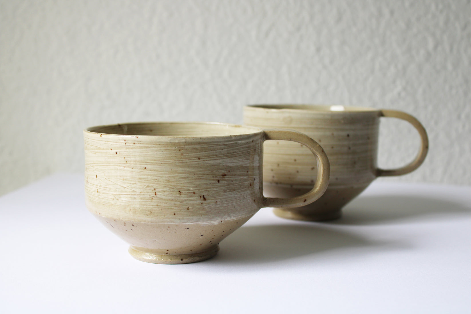 Straight Line Slip Striped Mug Set – Chris Duncan Pottery